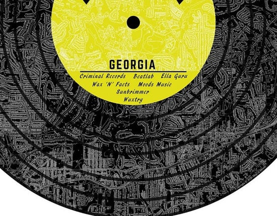 Atlanta Retro Record Print – HomeGrown Decatur